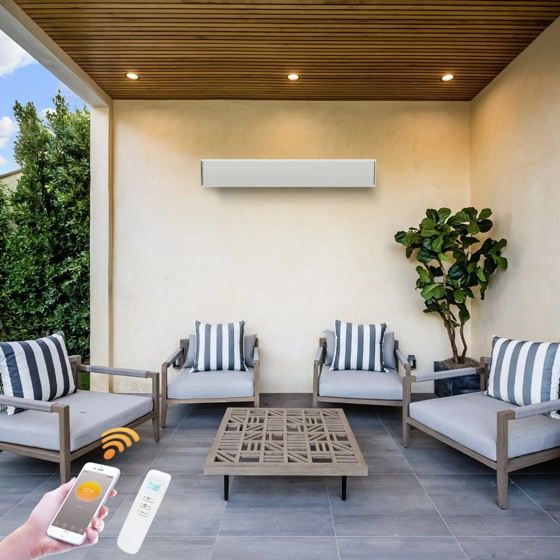 BOOST iR24 2400W High-Temperature Infrared Heater with WiFi & Remote